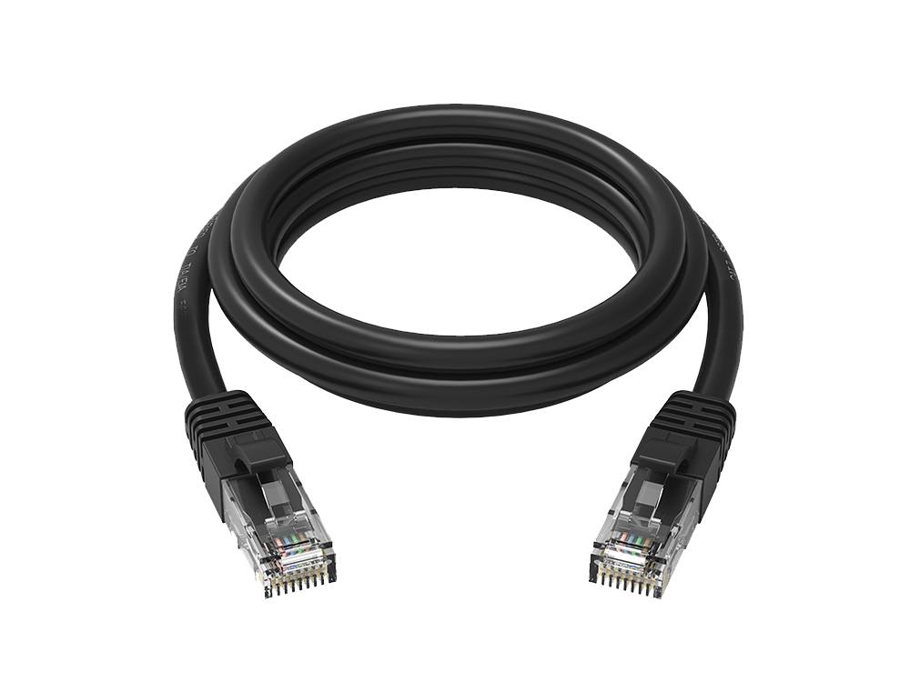 Cruxtec 1m Cat6 Network Cable - Black | Network Cables | RC6-010-BK
