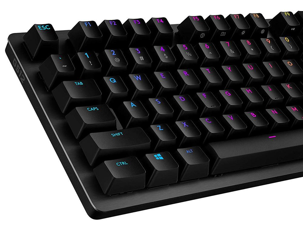 Logitech G512 Carbon Lightsync RGB Mechanical Gaming Keyboard - Tactile ...