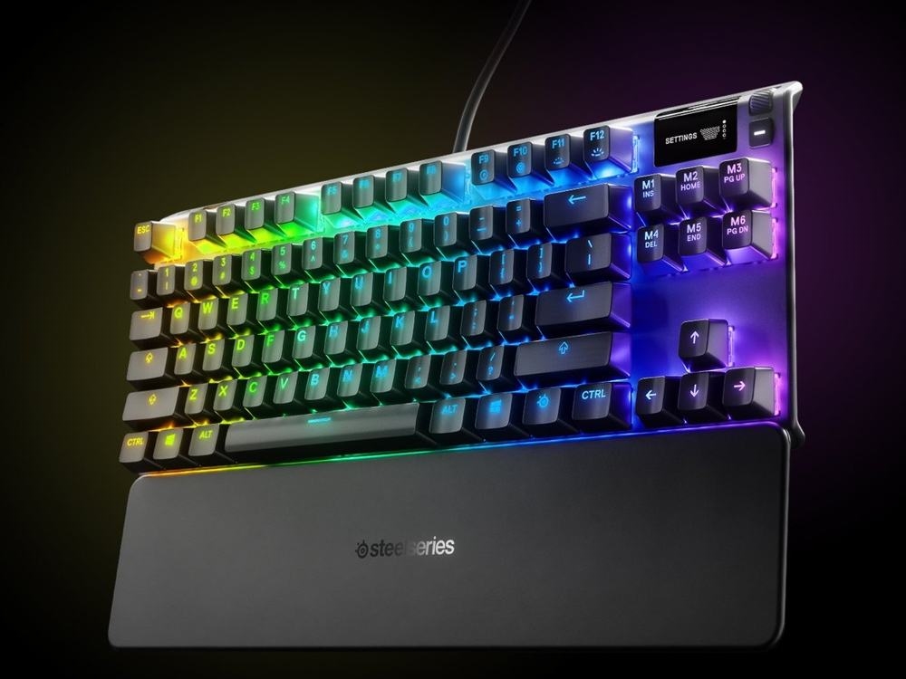 SteelSeries Apex 7 TKL Mechanical Gaming Keyboard - Red Switch (64646) - Top Gaming Keyboards