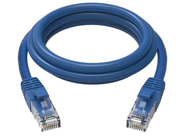 Cruxtec RC6-050-BL Cat6 Ethernet Cable Blue 5m - Premium Network Cables