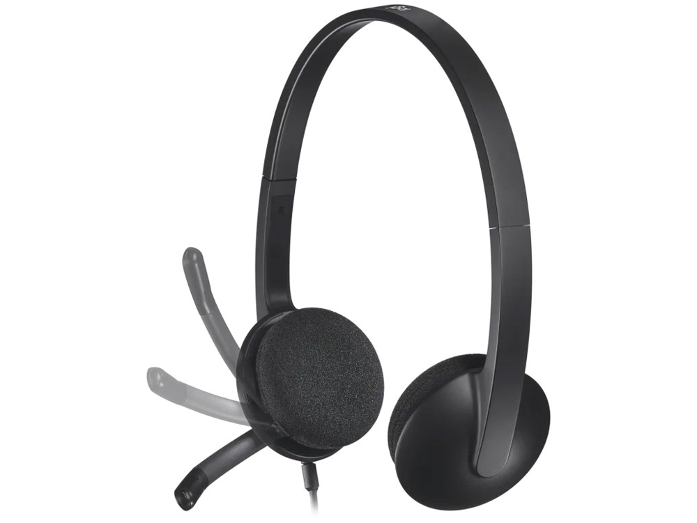 Logitech USB Headset H340 - Black | Headphones & Headsets | Logitech ...