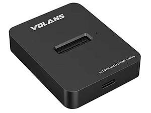 Volans VL-DSM2 Aluminium USB-C (Gen 2) M.2 NVMe/SATA SSD Docking ...