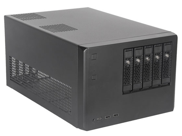 SilverStone CS351 5-bay Hot-swappable mATX NAS Case - SST-CS351 | No ...