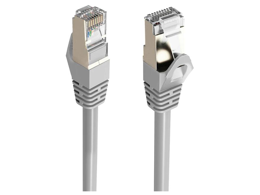 Cruxtec 15m CAT7 10GbE SF/FTP Triple Shielding Ethernet Cable - Ivory ...
