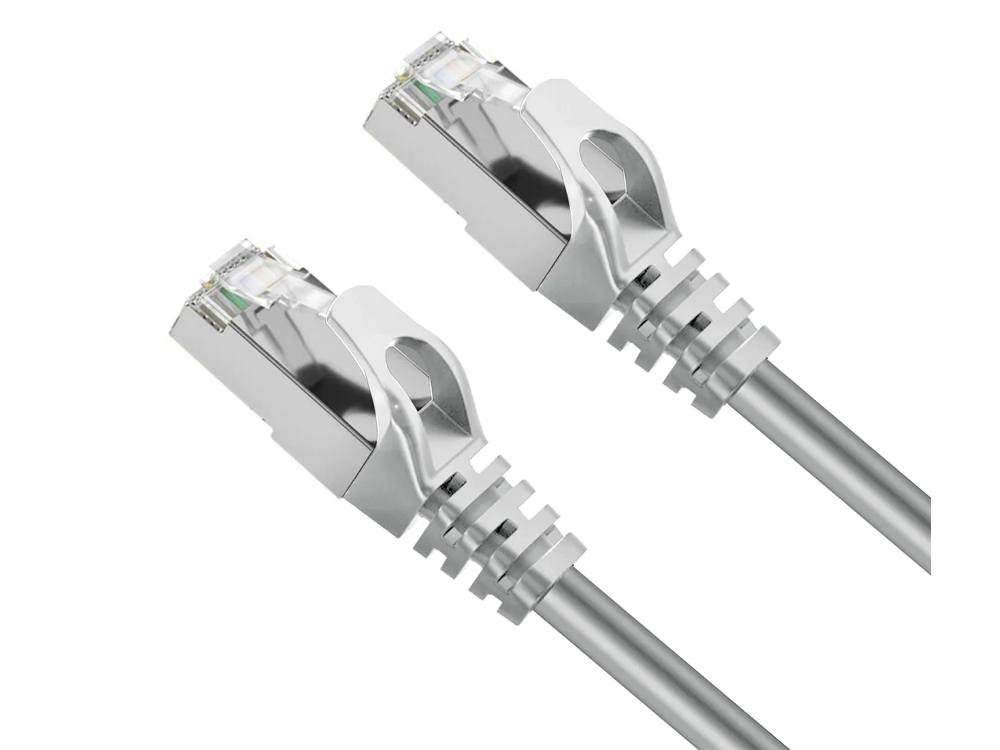 Cruxtec 20m CAT7 10GbE SF/FTP Triple Shielding Ethernet Cable - Ivory ...