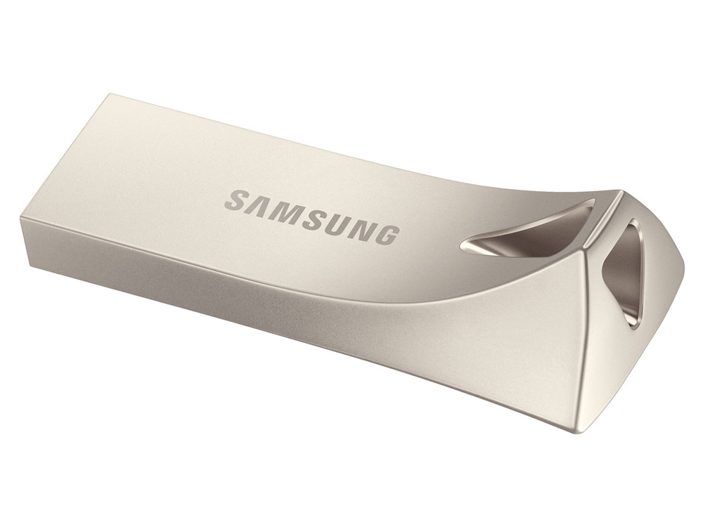 Samsung 128GB USB 3.1 Flash Drive BAR Plus Champaign Silver (MUF-128BE3 ...