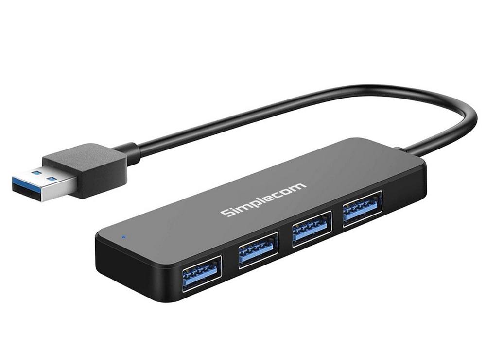 Simplecom CH342 USB 3.0 SuperSpeed 4 Port Hub for PC Laptop | HDD ...