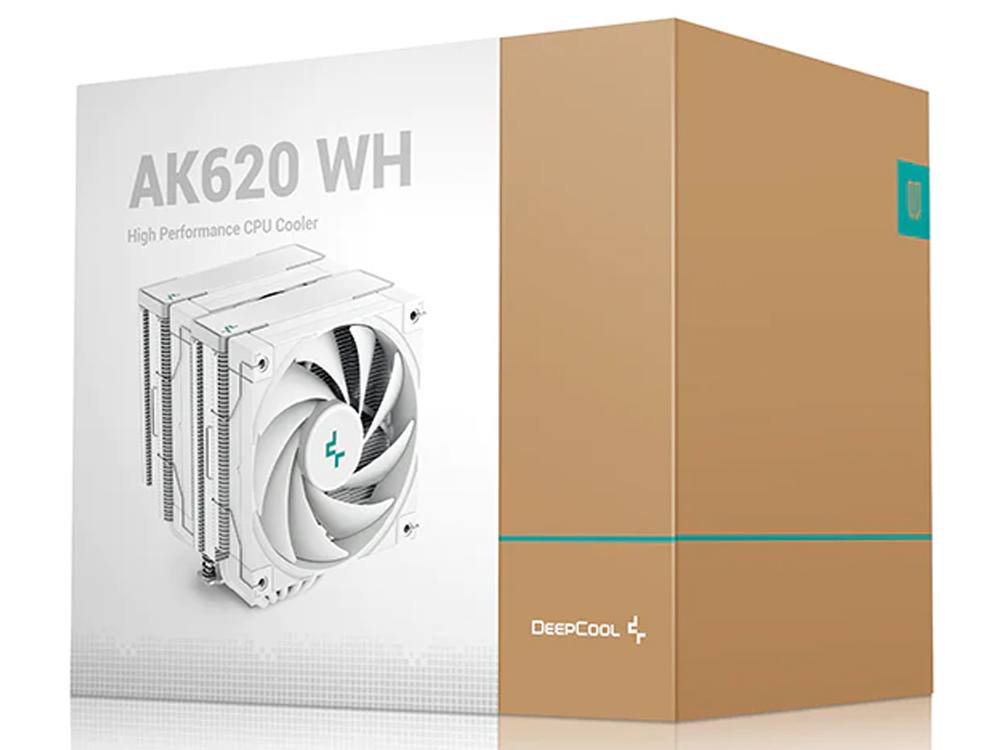Deepcool AK620 Performance Dual Tower CPU Cooler - White | R-AK620 ...