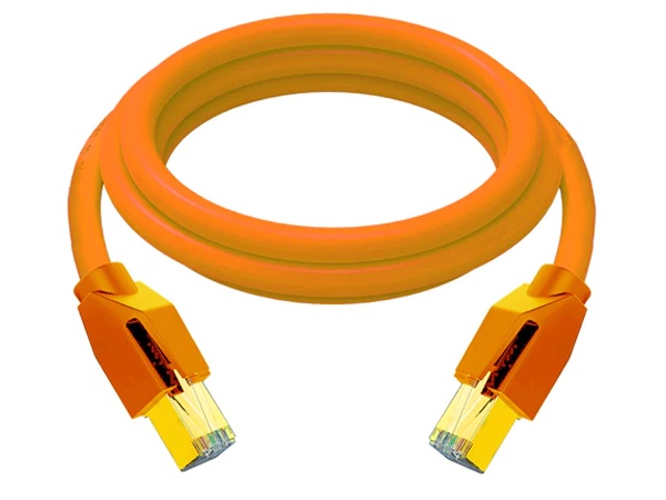 Cruxtec 30cm CAT8 40GbE SF/FTP Triple Shielding Ethernet Cable - Orange ...