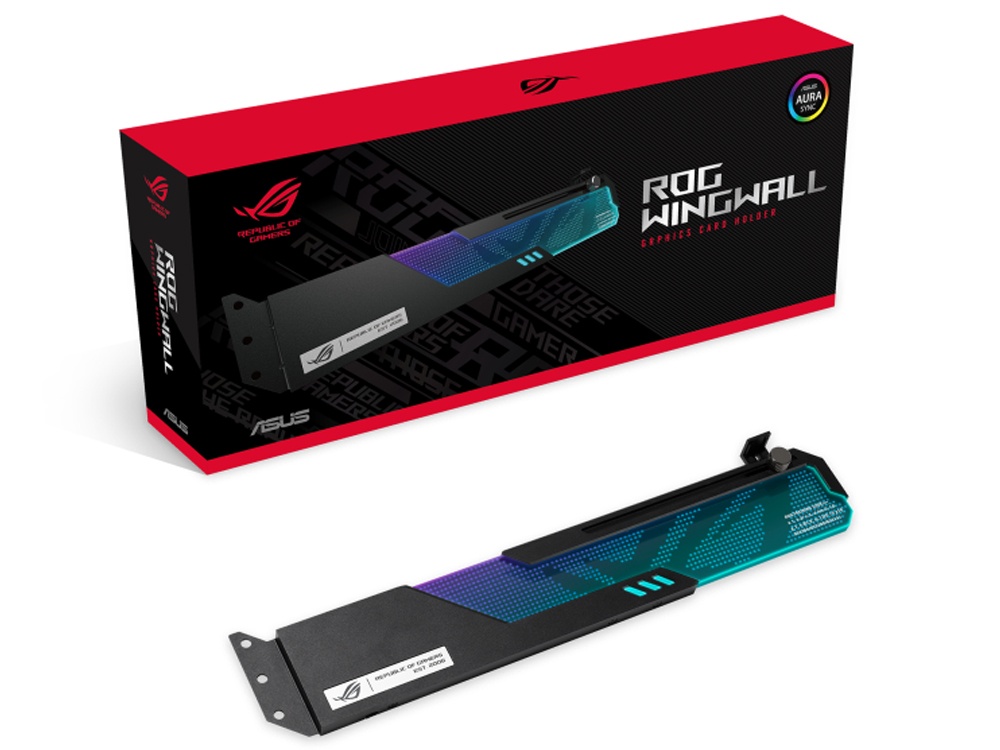 Asus ROG Wingwall Graphics Card Holder | ASUS Motherboard Accessories ...