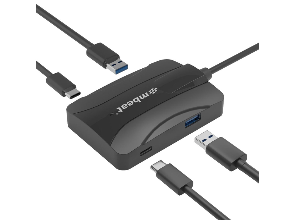 MBeat 4-Port 10Gbps USB-C 3.2 Gen 2 Hub (2A+2C) - HDD Docking Bays ...