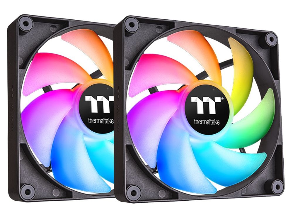 Thermaltake CT140 ARGB Sync PC Cooling Fan (2-Fan Pack) - Black | Case ...