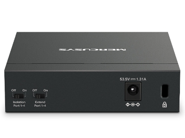 Mercusys MS105GP 5-Port Gigabit Desktop Switch with 4-Port PoE+ | Hubs ...