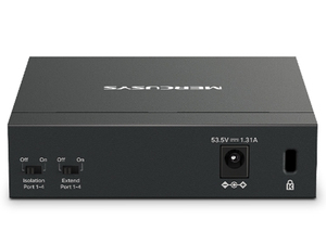 Mercusys MS105GP 5-Port Gigabit Desktop Switch with 4-Port PoE+ | Hubs ...