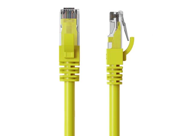 Cruxtec 2m Cat6 Ethernet Cable - Yellow | Network Cables | RC6-020-YE