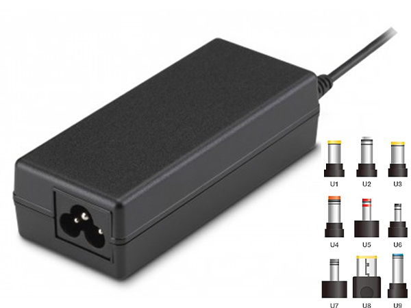 FSP 65W AC to DC Power Adapter with 9 Interchangable Tips - FSP Laptop ...