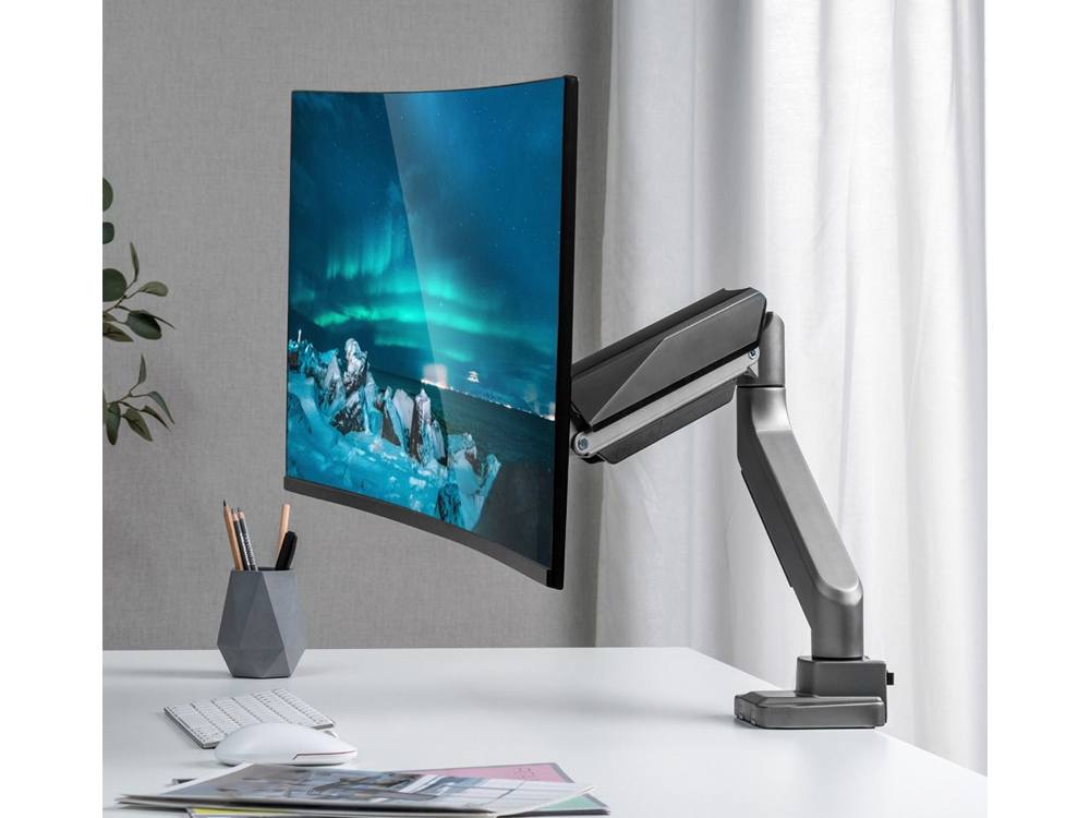 MBeat Activiva Heavy Duty Single Monitor Screen Gas Spring Monitor Arm ...