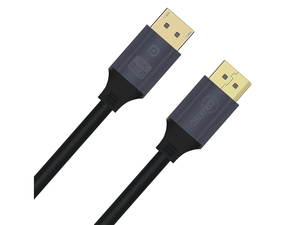 Cruxtec 2m 16k DisplayPort 2.1 Cable - Black | Display Cables