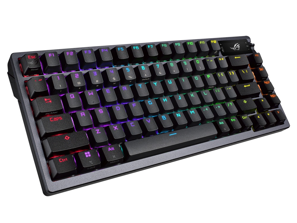 Asus ROG Azoth RGB Wireless Linear Snow Switch Gaming Keyboard - Black ...