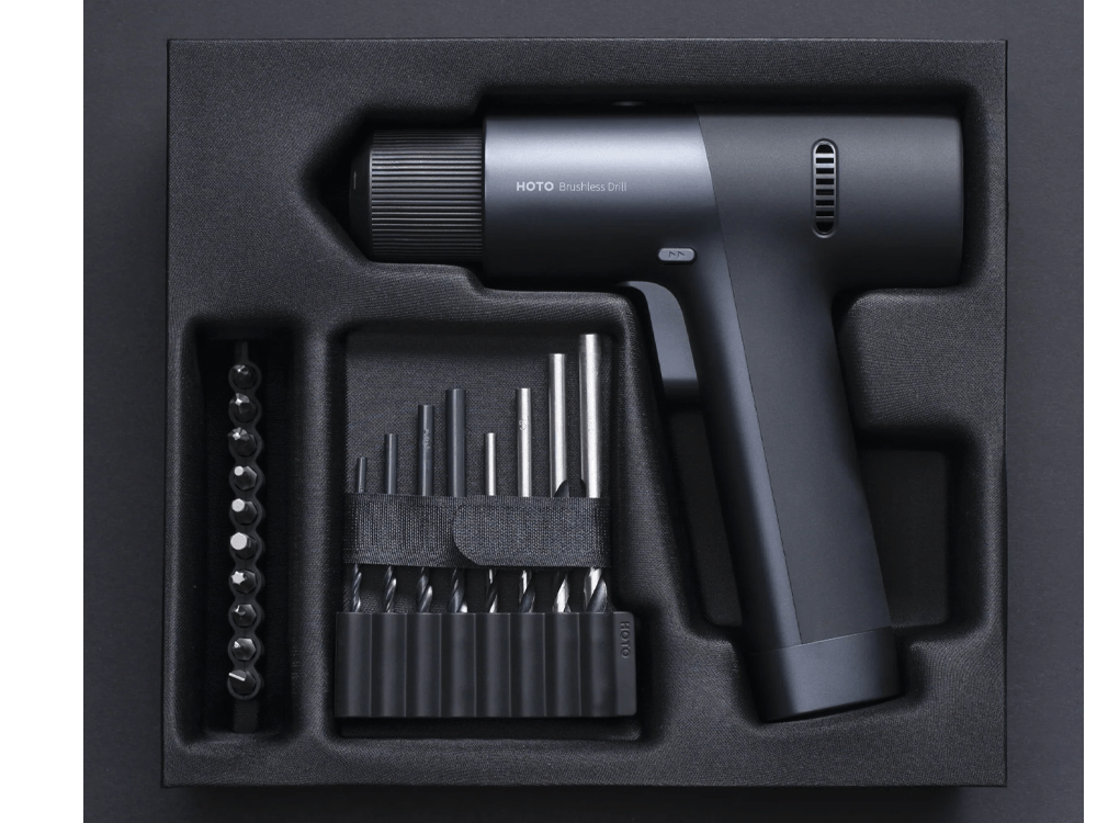 HOTO 12V Cordless Brushless Drill with HD LED Display | HTE0011GL ...