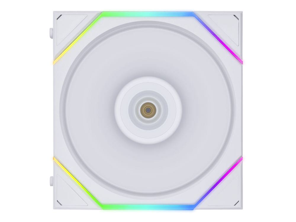 Lian Li TL120 Uni Fan ARGB PWM 120mm Fan - White | Case Fans & LED Lighting