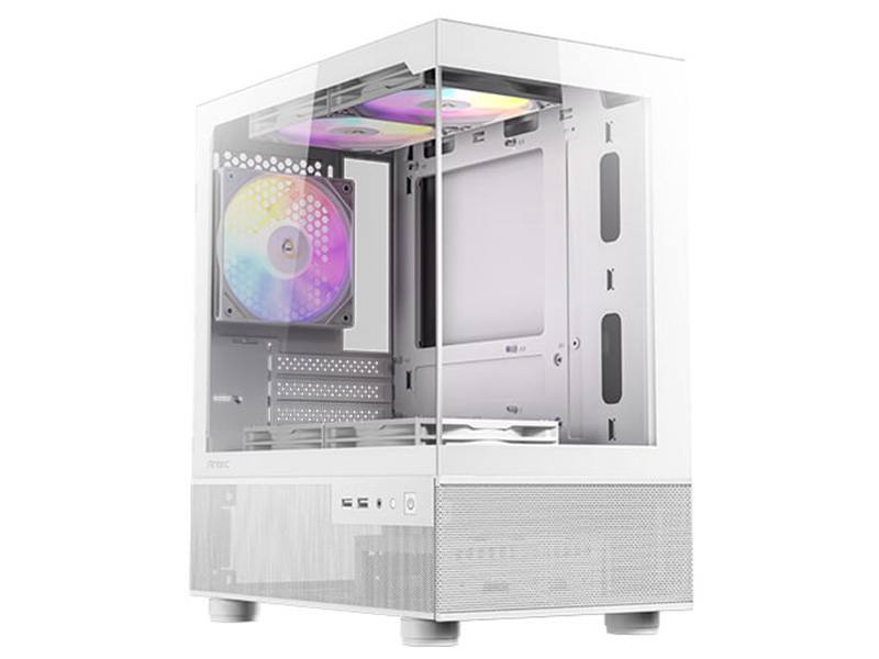 Antec CX200M RGB ELITE mATX Gaming Case - White | Gaming Cases