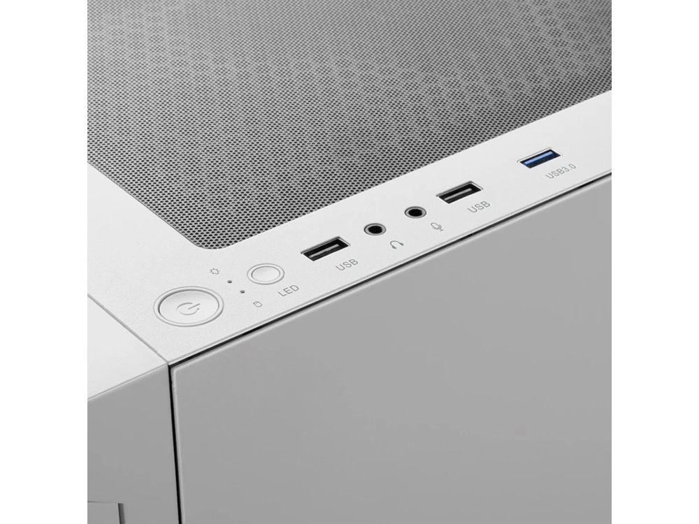 Gamdias Talos E3 Mesh Mid-Tower Case - White with 3x ARGB Fans ...