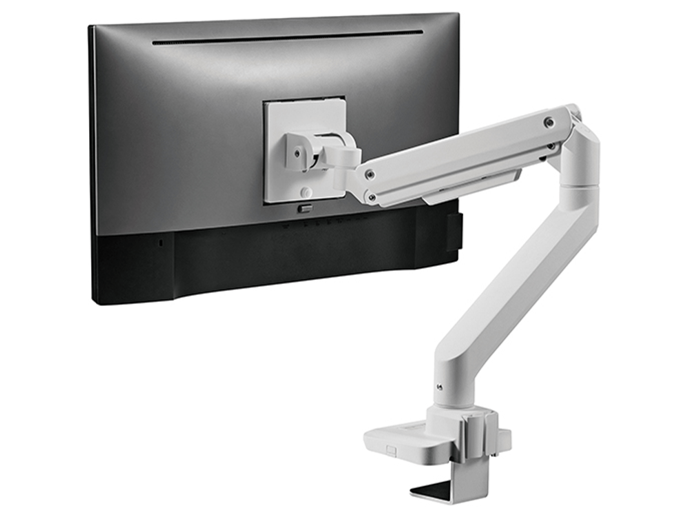 SilverStone ARM14 Single Monitor Arm White | Monitor Arms & Risers ...