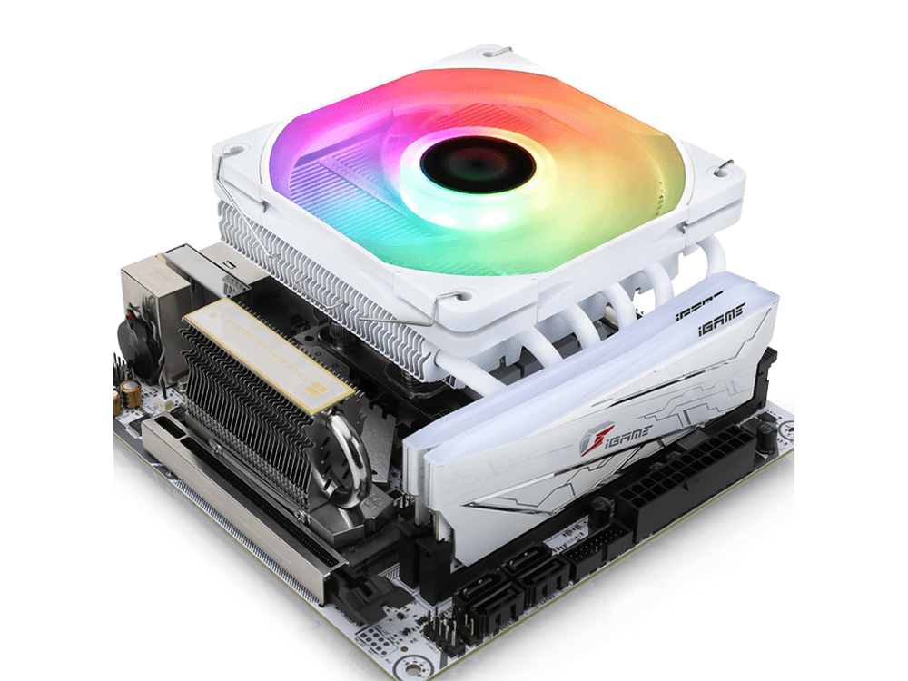 Thermalright AXP120-X67 ARGB Low Profile CPU Air Cooler - White | CPU ...