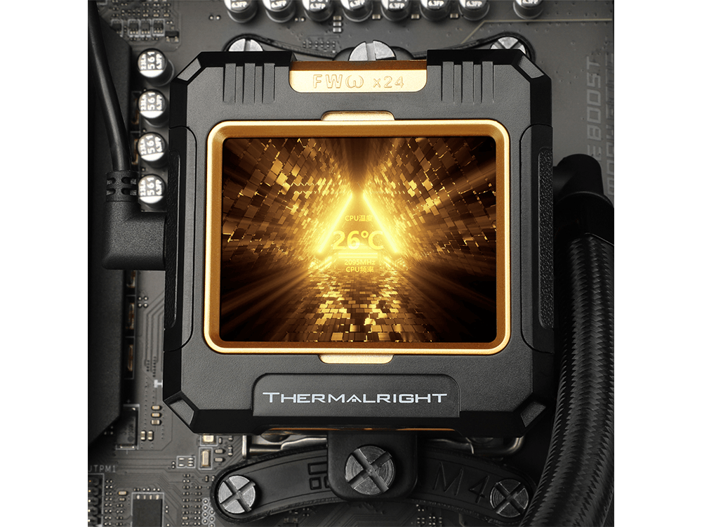 Thermalright Frozen Warframe 360 ARGB AIO Liquid CPU Cooler - Black ...