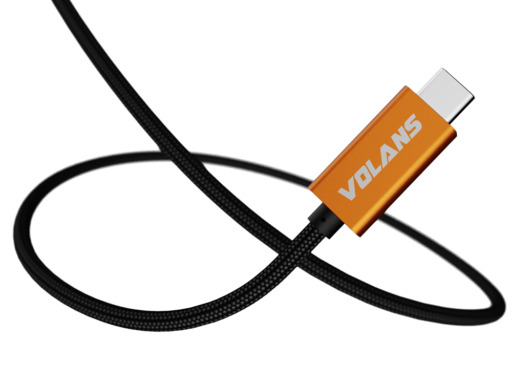 Volans VL-UT40 50cm Aluminium USB4 Cable - Thunderbolt 4 Compatible ...