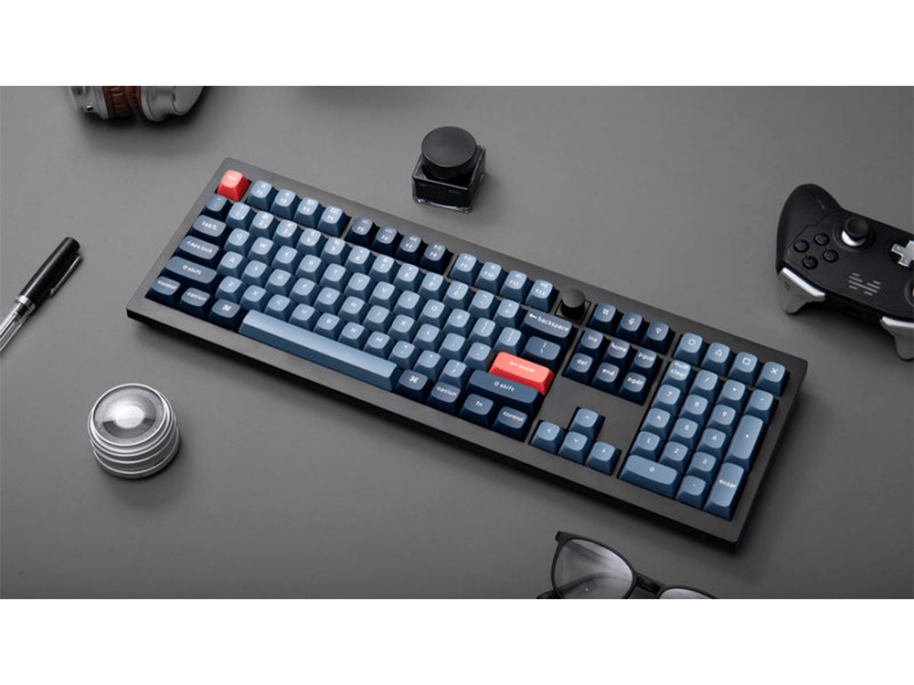 Keychron V6 Max QMK/VIA RGB Wireless Red Switch Mechanical Keyboard ...