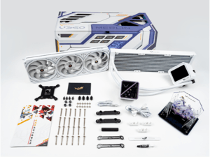 Valkyrie V360-Merlin 360mm Liquid CPU Cooler - White | Fast Delivery