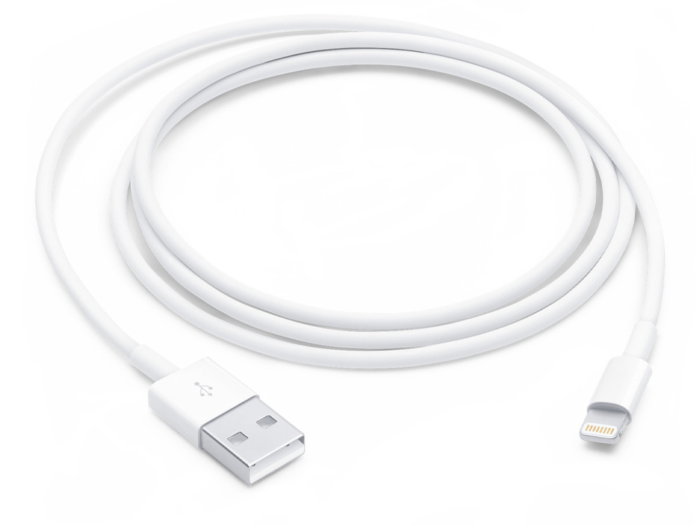 Apple Lightning to USB Cable (1m) - Apple Accessories | MUQW3ZA/A