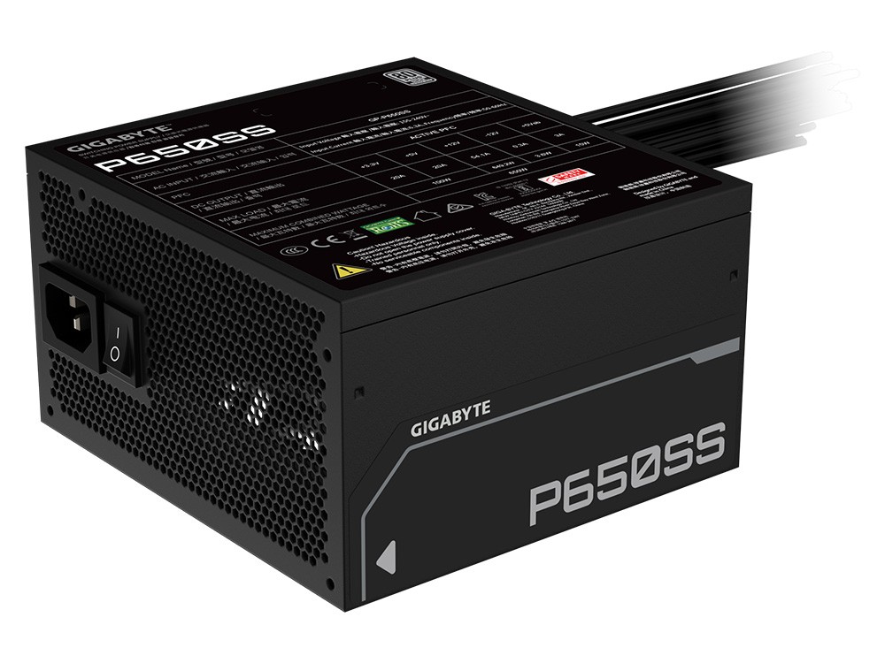 Gigabyte GP-P650SS 650W 80+ Silver ATX 3.0 Power Supply [GP-P650SS]