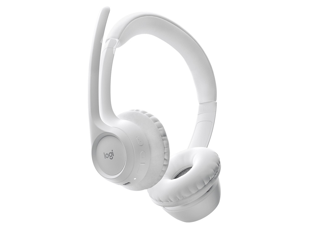 Logitech ZONE 300 ANC Wireless Headset - Off-white | Headphones & Headsets