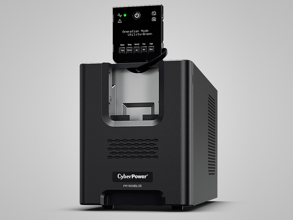 CyberPower 1500 VA 1350 Watts LCD Smart App UPS Systems | Surge ...