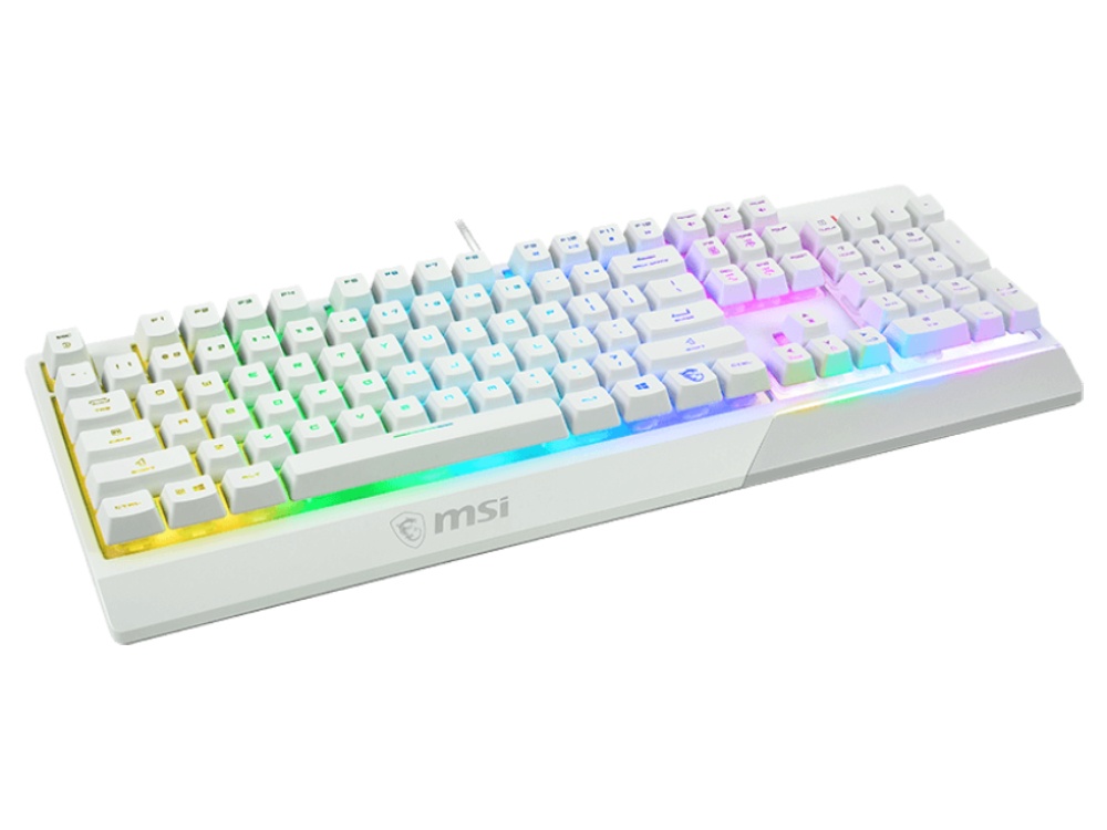 MSI Vigor GK30 RGB Gaming Keyboard - White [MSI-GK30 white]