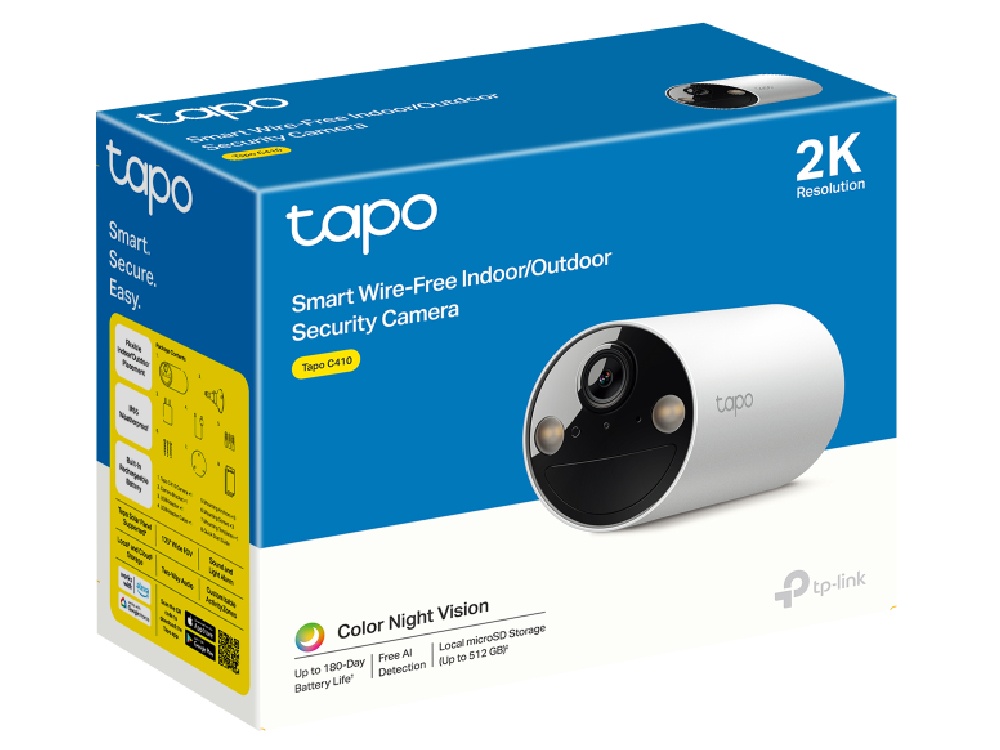 TP-Link Tapo TC82 Smart Wire-Free Security Camera System [TC82]