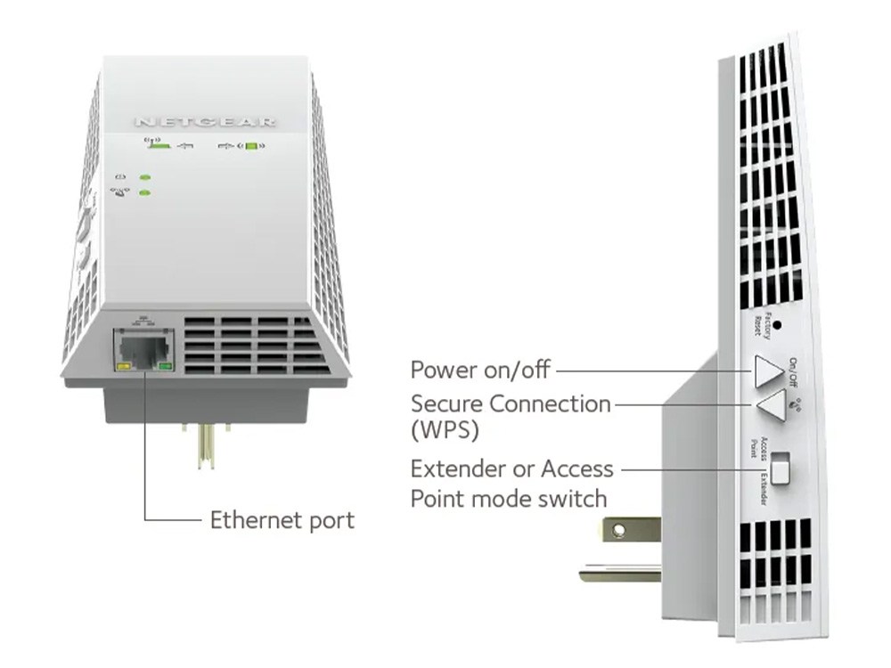 Netgear EX6400 AC1900 WIFI Mesh Range Extender - Wall Plug [EX6400-100AUS]