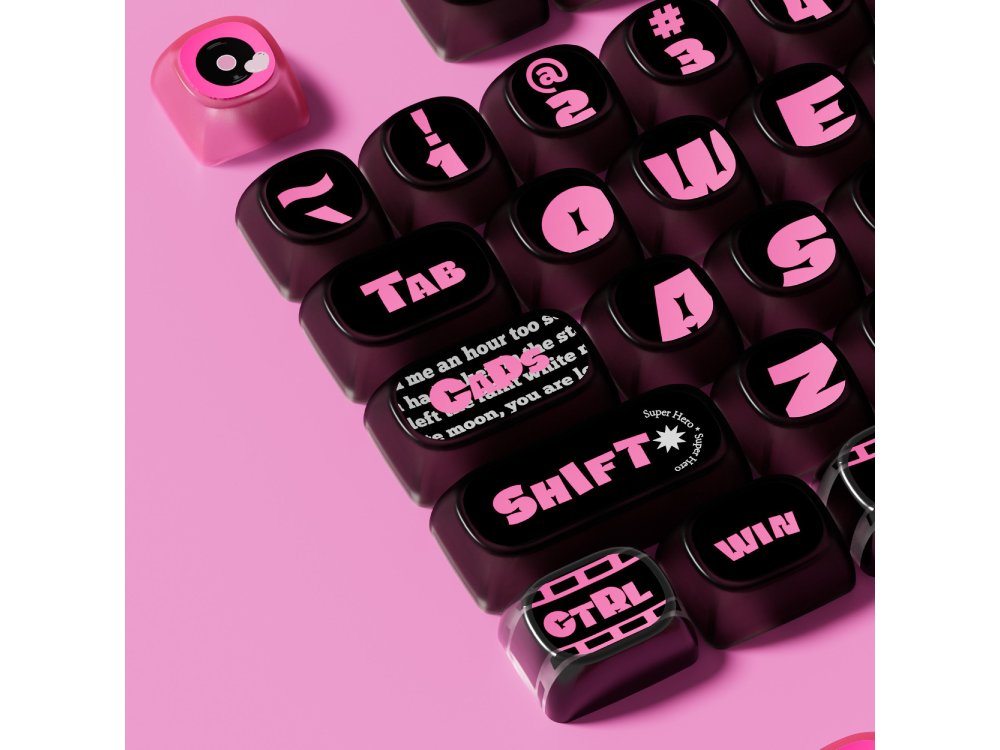 Akko Pink Phantom Keycap Set (139-key) [6925758630191]