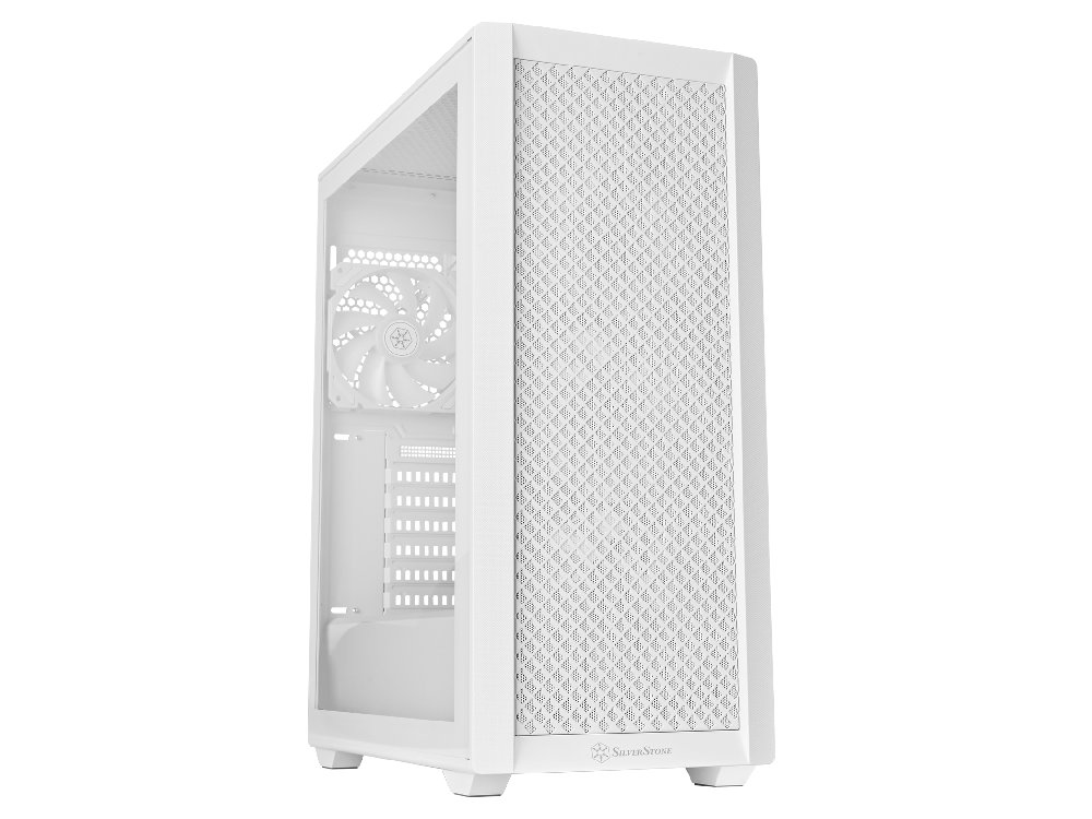 SilverStone FARA 515X Tempered Glass ATX Mid-Tower Case - White [SST ...