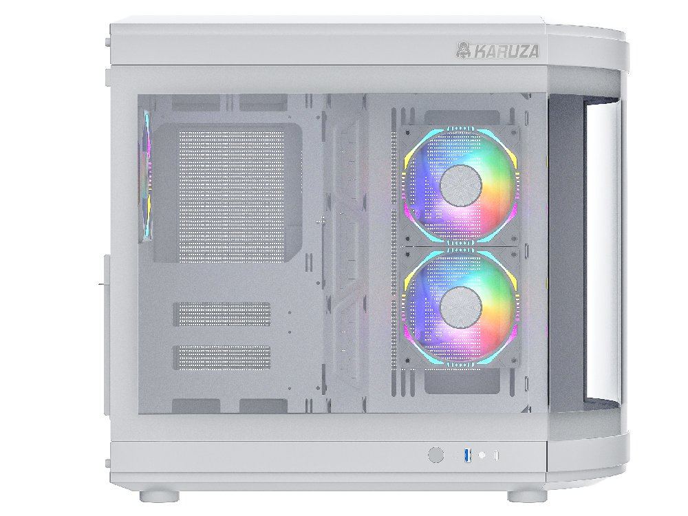 Karuza WJ Pro Mid-Tower ATX Gaming Case - White [STC-WJ-Pro-WHT]