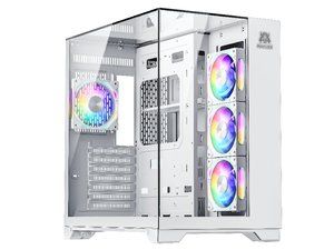 Karuza 412 Mid-Tower ATX Gaming Case - White [STC-WJ412-WHT]