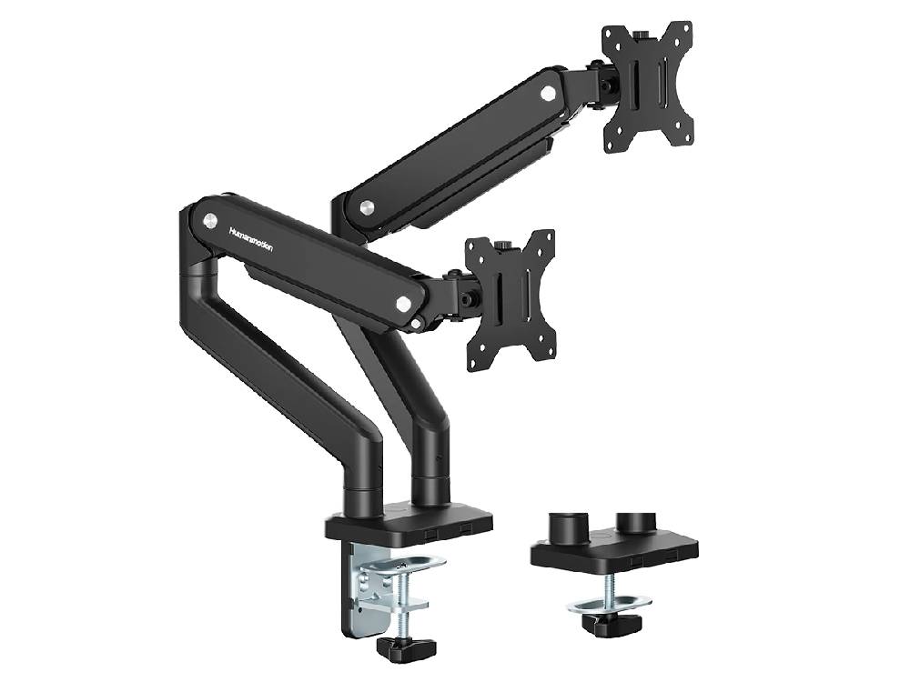 Humanmotion T8-2G Premium Dual Monitor Arm for 17-35" Monitors [T8-2G]