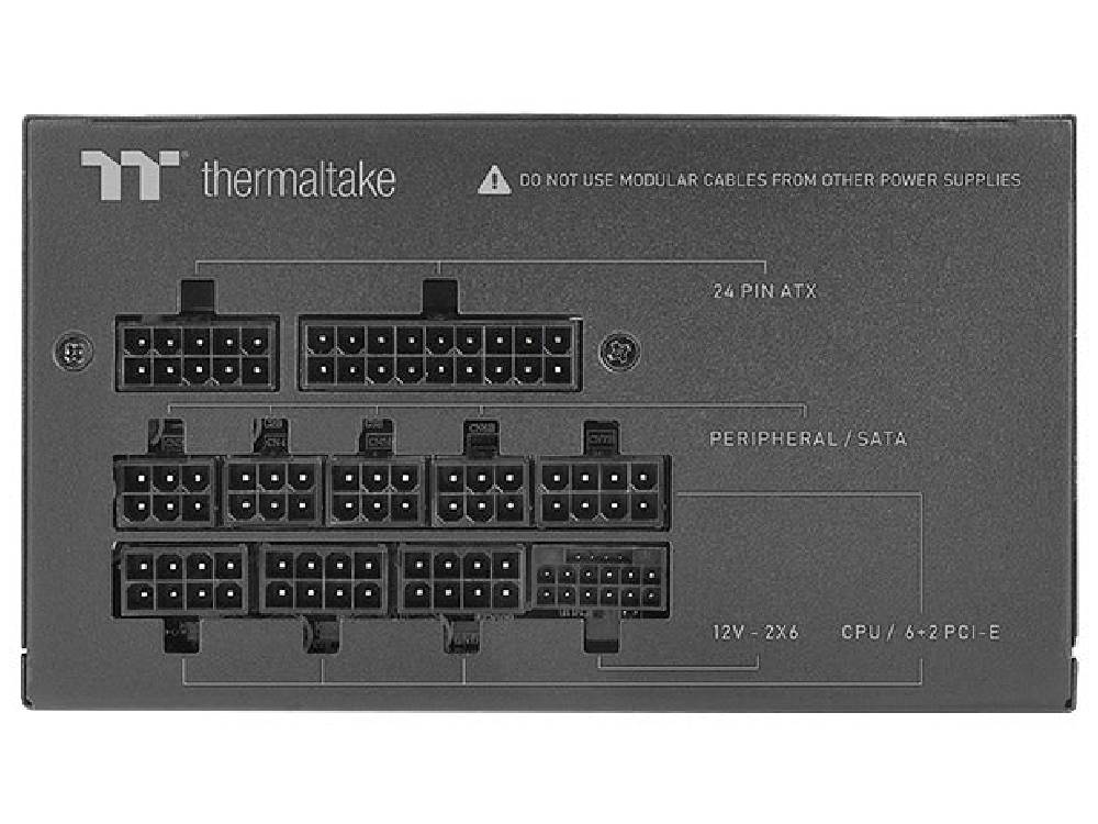 Thermaltake Toughpower GT 850W 80+ Gold ATX 3.1 Fully Modular Power Supply - Black [PS-TPT ...