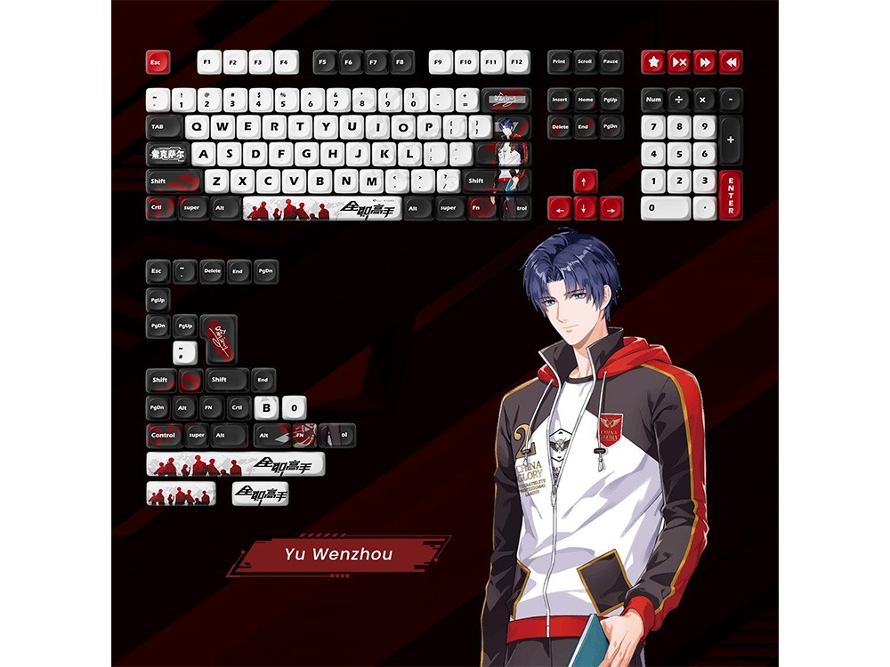 Akko The King's Avatar Keycap Set - Yu Wenzhou (137-Keys) [6925758631617]