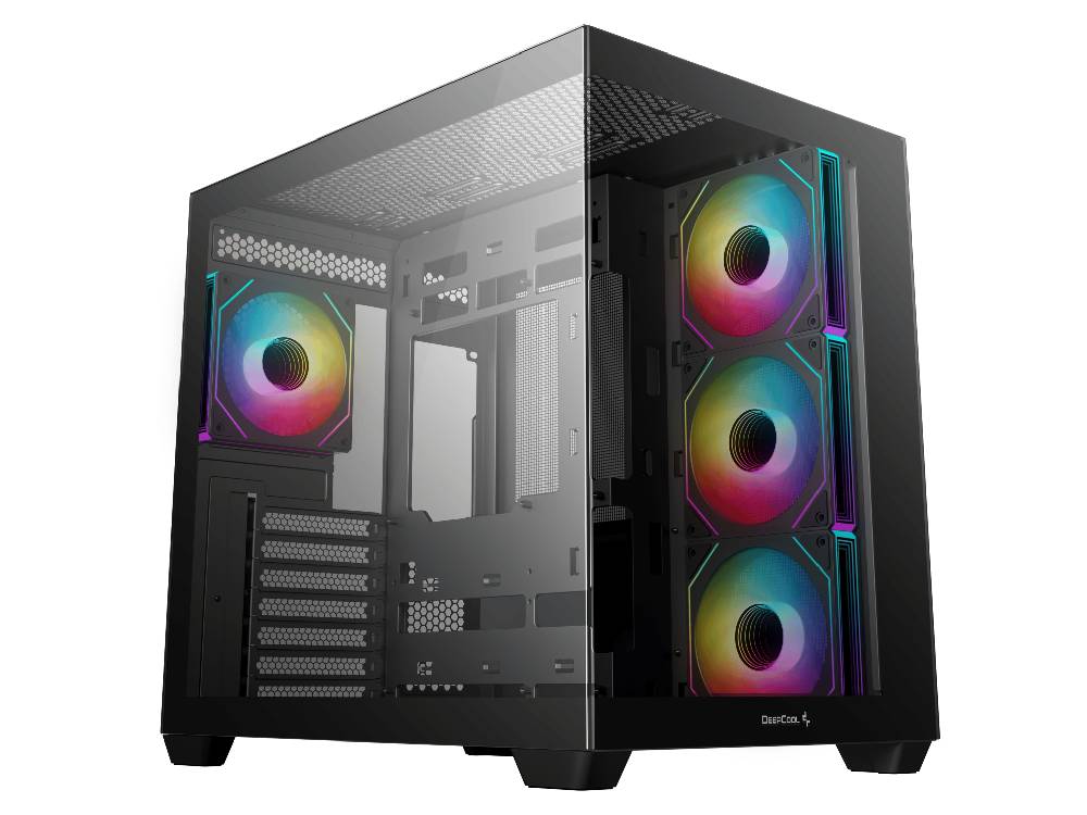 Deepcool CG530 4F Tempered Glass Mid-Tower Case - Black [R-CG530-BKADA4 ...