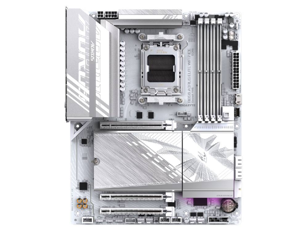 Gigabyte B850 AORUS ELITE WIFI7 ICE AM5 DDR5 ATX Motherboard [B850 A ELITE WF7 ICE]
