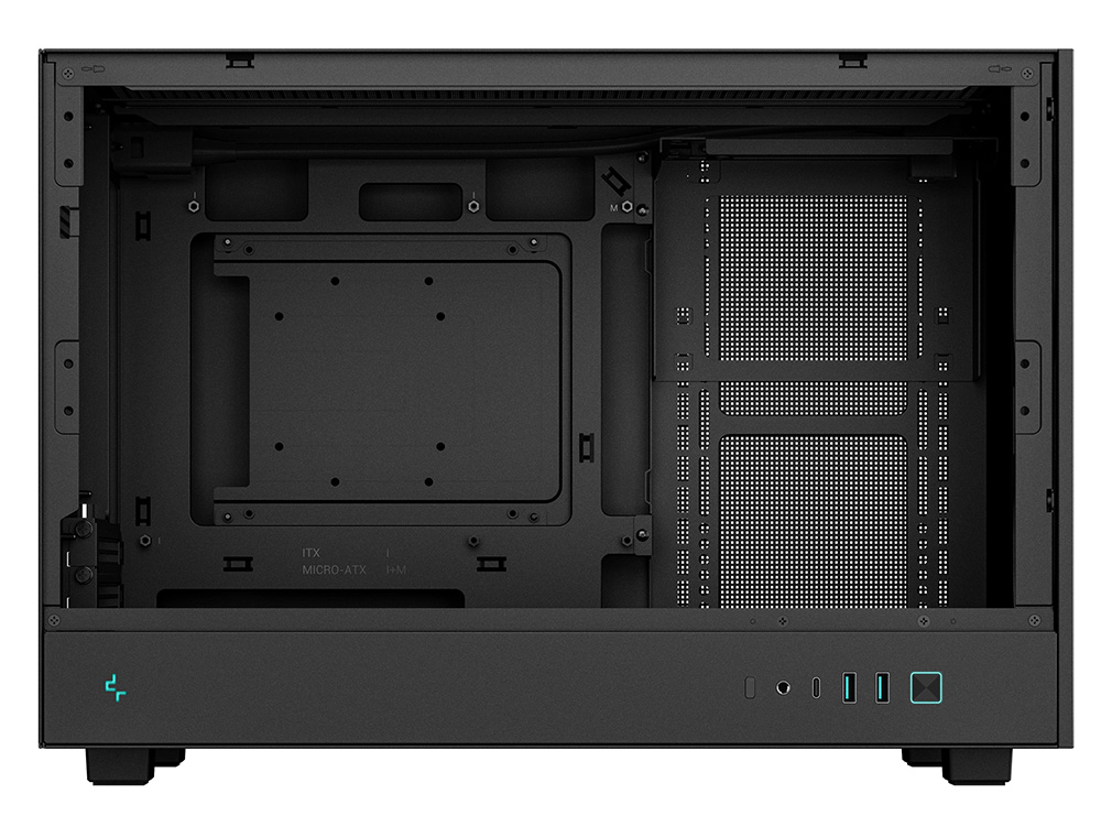 Deepcool CH260 Tempered Glass Micro-ATX Case - Black [R-CH260-BKNGM0-G-1]